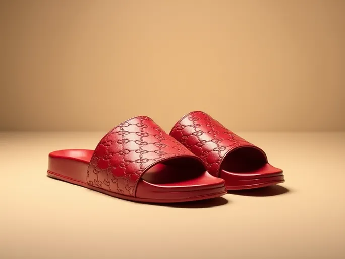 Gucci Expands Luxury Footwear Line with GG Monogram Slides