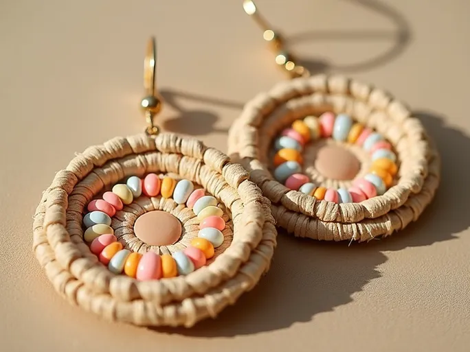 VA Shop Launches Summer Raffia Woven Earrings