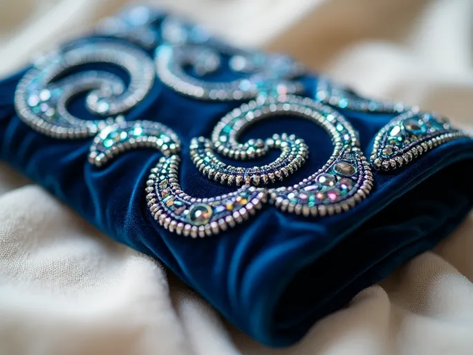 Beaded Velvet Clutches Gain Popularity for Evening Wear
