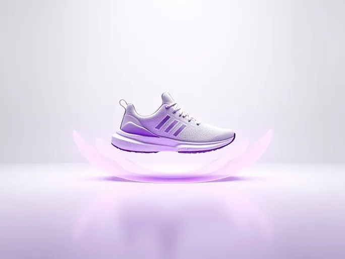 Lining Launches Womens white Purple Performance Sneakers