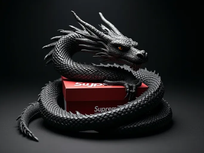 Supreme Launches Limited Black Dragon Streetwear Tee