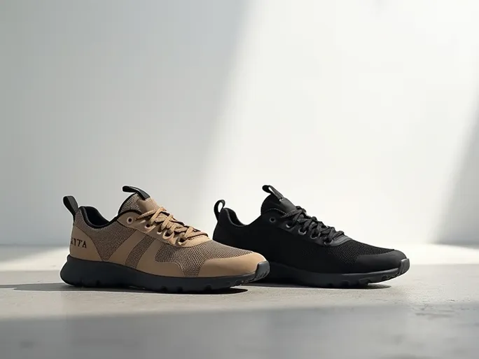 Anta Redefines Style with New Khaki Black Sneakers