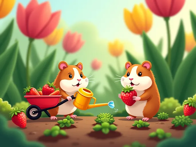 Limited Edition Beatrix Potter Print Features Guinea Pig Gardening