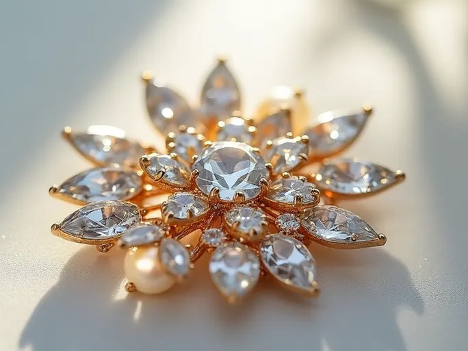 Medievalinspired Pearl and Diamond Brooch Showcases Timeless Elegance