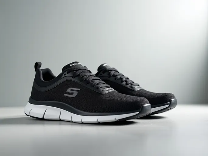 Skechers Launches Comfortable Womens Black Lowtop Sneakers
