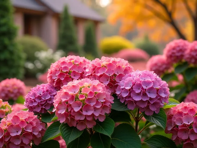 Preziosa Hydrangeas Showcase Autumn Beauty and Ecological Benefits