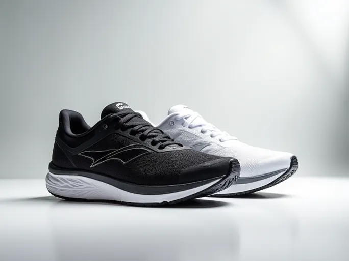 Lining Launches Lightweight Womens Running Shoes in Black and White