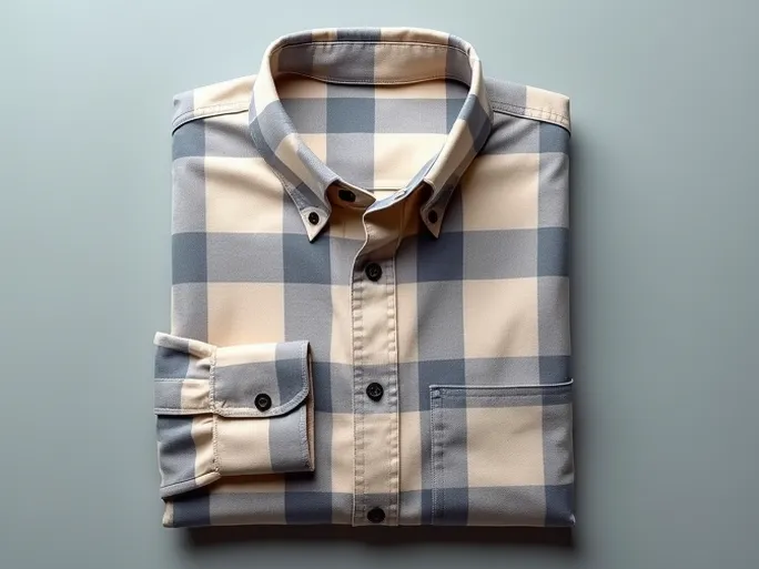 Polycotton Checkered Fabric Gains Popularity for Shirts