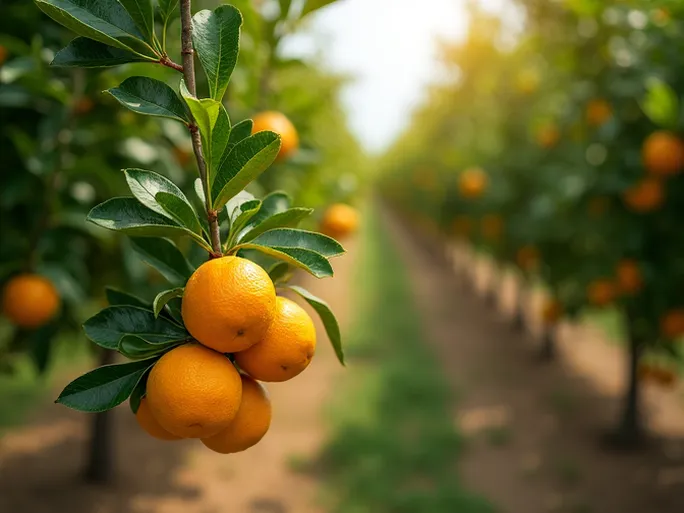 Guangdong Citrus Twig Prices Dip in Late August