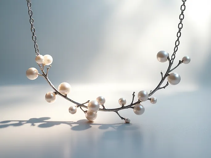 Irish Thorn Pearl Necklace by Michael Michaud Launches