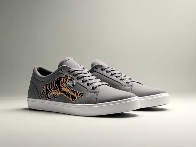 Kenzo Launches Embroidered Tiger Canvas Sneakers
