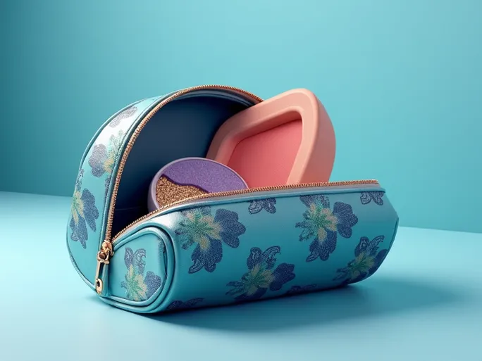 Art Decoinspired Floral Cosmetic Bag Honors Auguste H Thomas