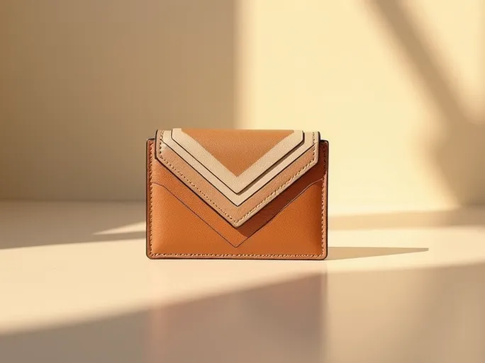 Scottish Leather Cardholder Revives Art Deco Style