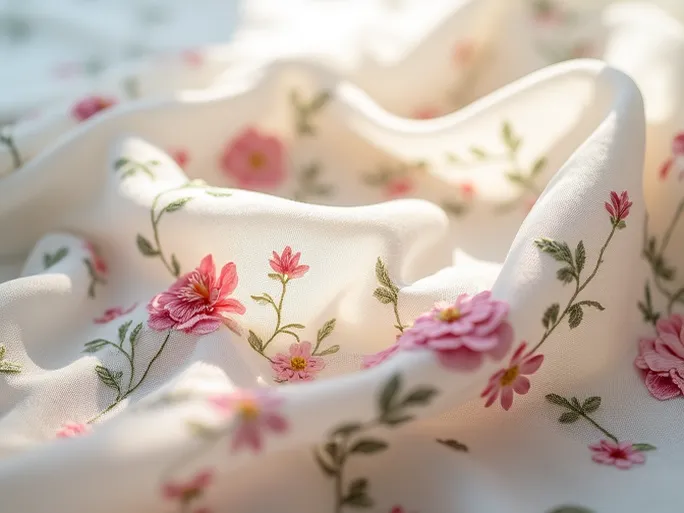 Wholesale Embroidered Chiffon Fabric Gains Demand for Summer Dresses