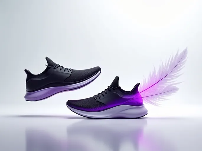 361 Debuts Feiyu 2 Womens Running Shoes in Blackpurple
