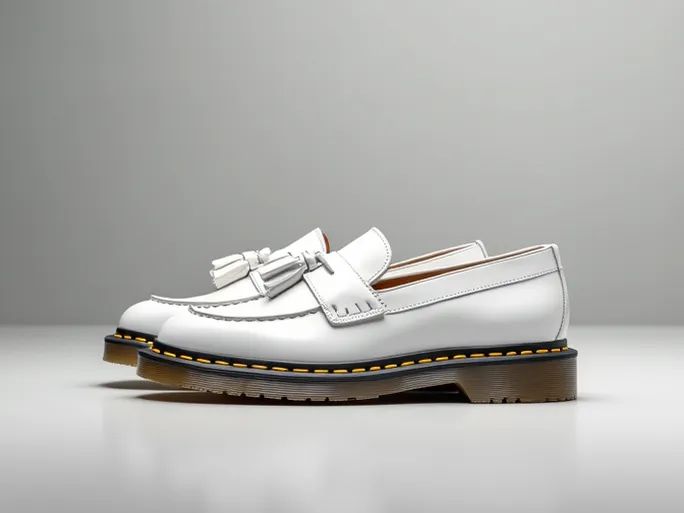 Dr Martens Launches Adrian White Tassel Loafers
