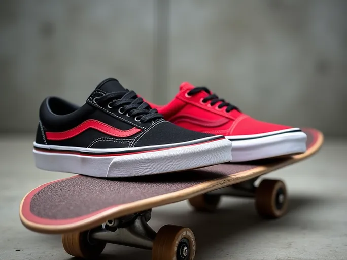 Vans Revives Classic Black and Red Skate Shoes for Performance