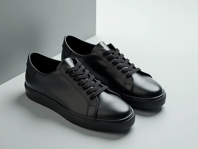Ballys Black Leather Sneakers Blend Luxury and Style