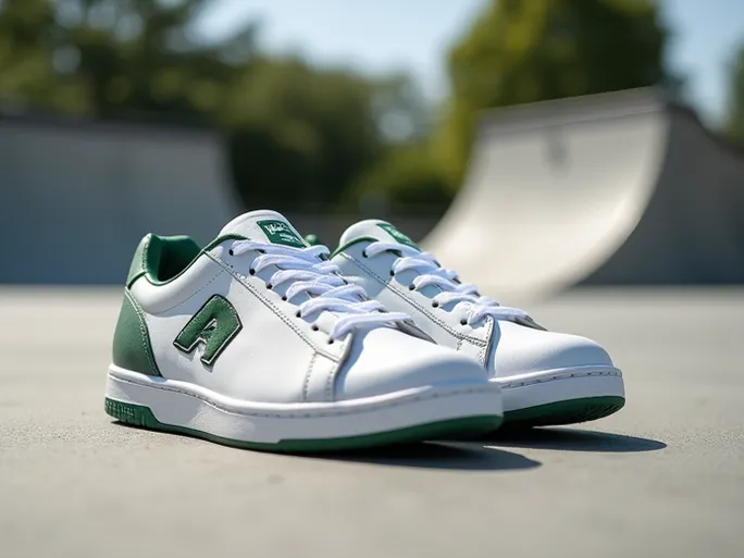 Anta Launches Ecofriendly White and Green Skate Shoes