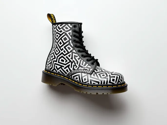 Dr Martens Revamps Classic 1460 Boot with Geometric Design