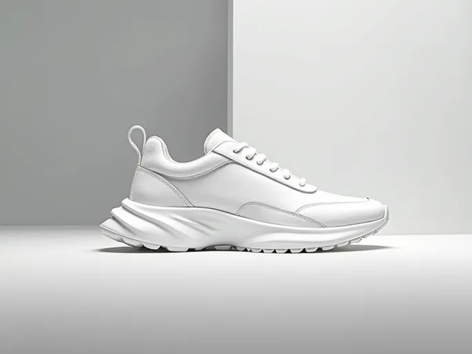 Loewes White Leather Sneakers Elevate Urban Luxury Trend