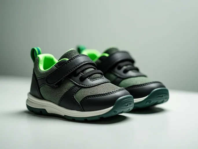 Anta Launches Black and Green Toddler Shoes for Stability