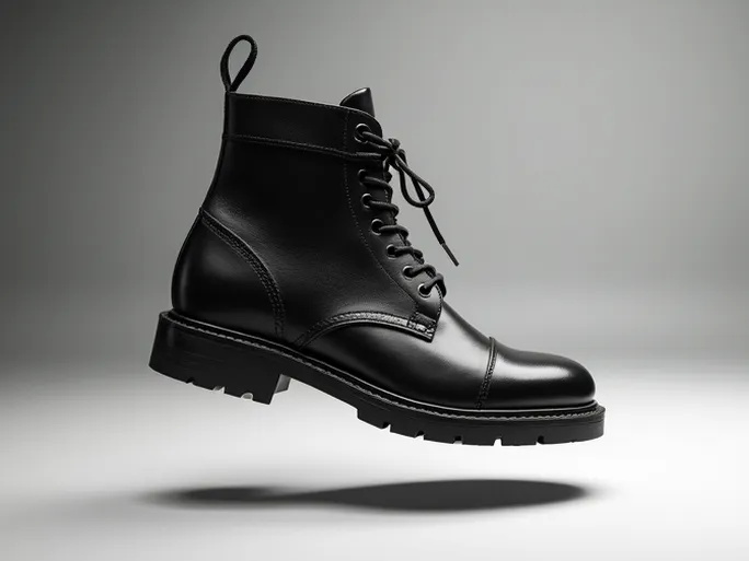 Alexander Mcqueen Unveils Deconstructed Black Leather Ankle Boot