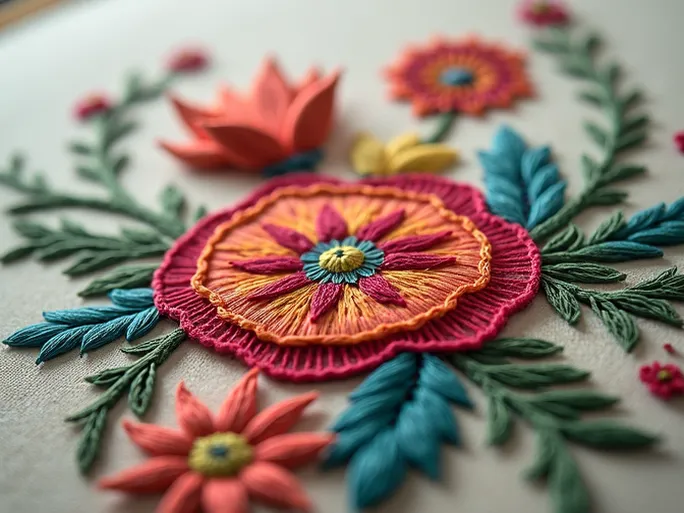 Elizabeth Parkers Embroidery Depicts Suffering Through Needlepoint