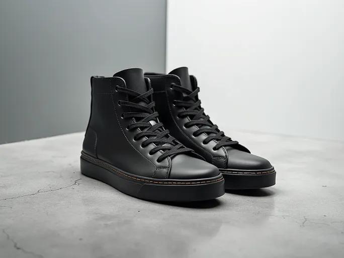 Kappa Relaunches Classic Black Hightop Sneaker for Retro Trend