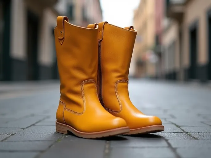 Aokangs Mustard Yellow Boots Define Bold Streetwear Trend