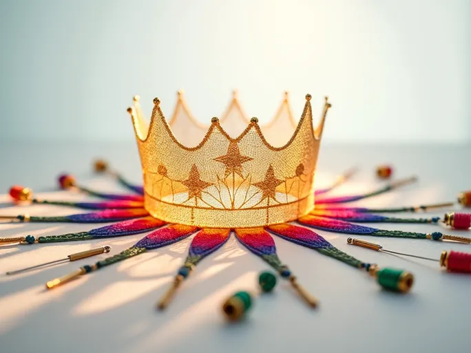 Cartierinspired Manchester Tiara Embroidery Kit Launches