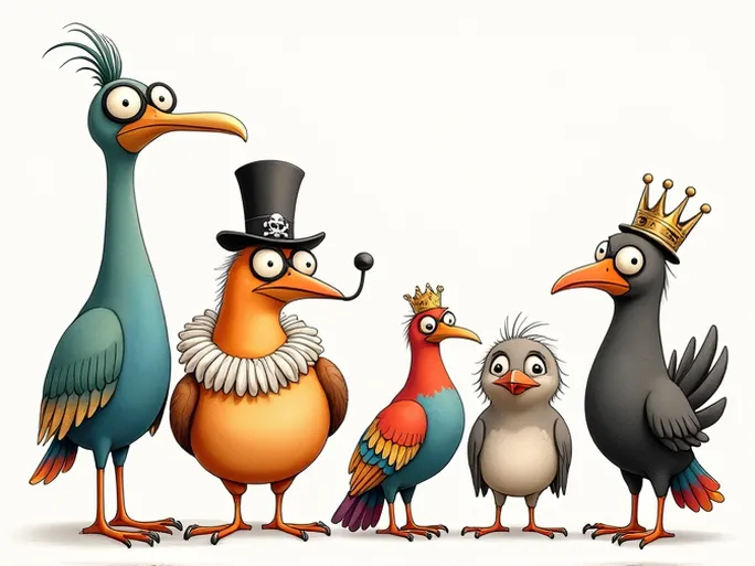 VA Museum Showcases Edward Lears Whimsical Bird Art