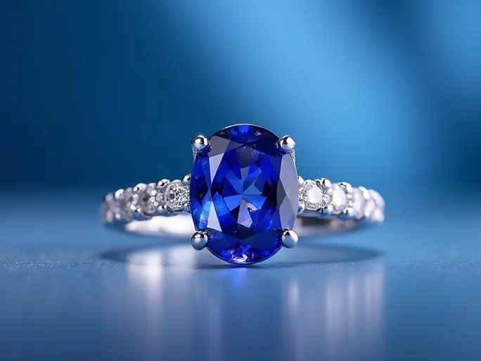Zocai Launches Luxury Blue Moon Tanzanite Ring