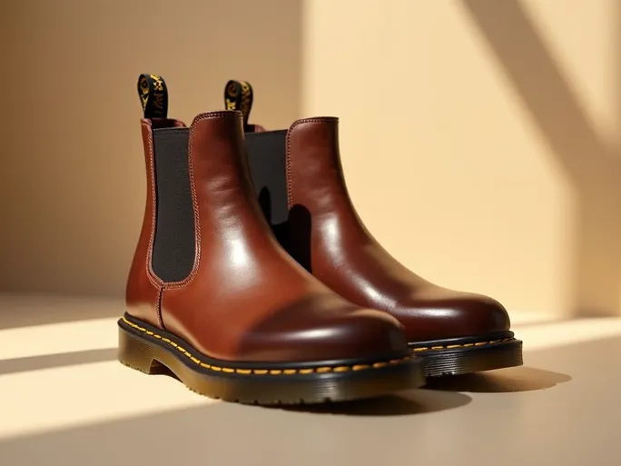 Dr Martens Expands Chelsea Boot Line with Brown Leather