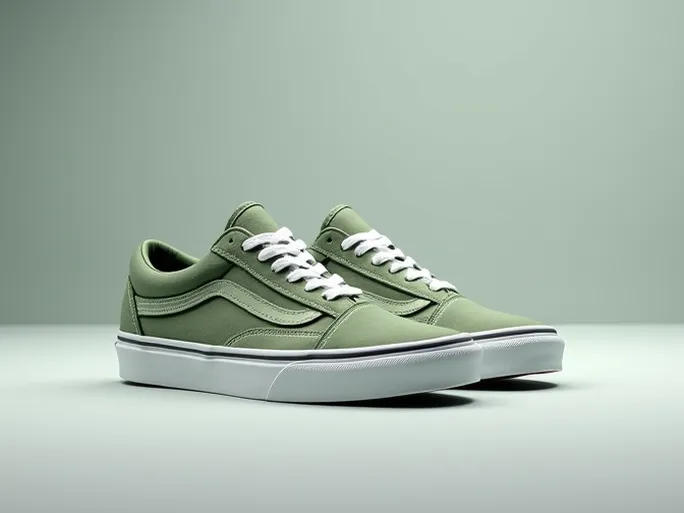 Vans Launches Moss Green Old Skool Shoes for Kids