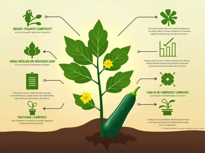 Organic Fertilizers Boost Zucchini Yield Soil Health in Egypt