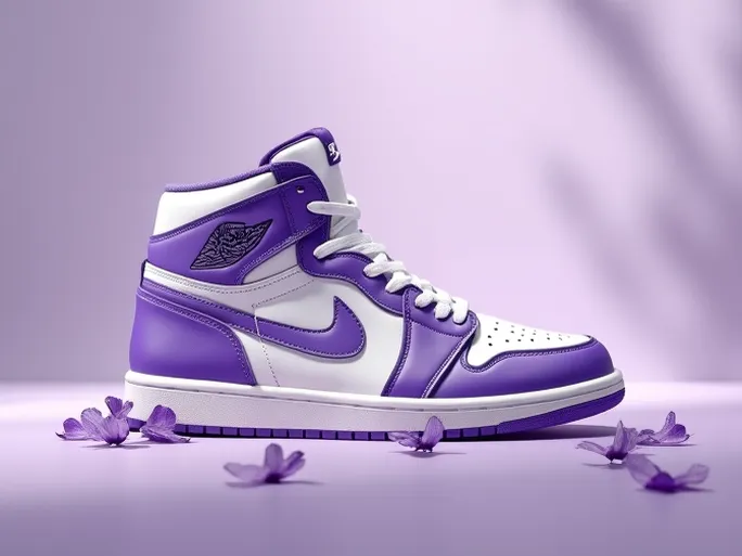 Air Jordan 1 Mid SE iris Letter Targets Womens Market