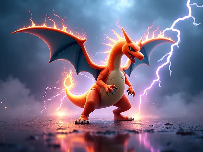 Pokmon TCG Launches Electric Power Charizard V Box Set