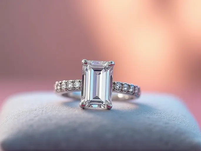 Zocai Launches Elegant Emerald Cut Diamond Ring Collection