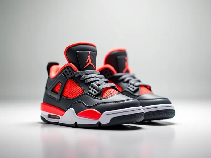 Air Jordan 4 Retro Infrared Launches for Kids