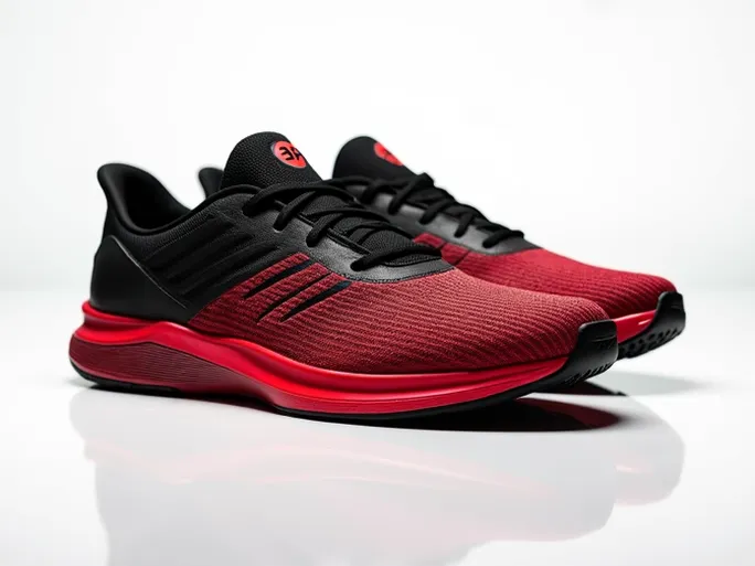 361 Launches Techenhanced Training Shoes in Black and Red