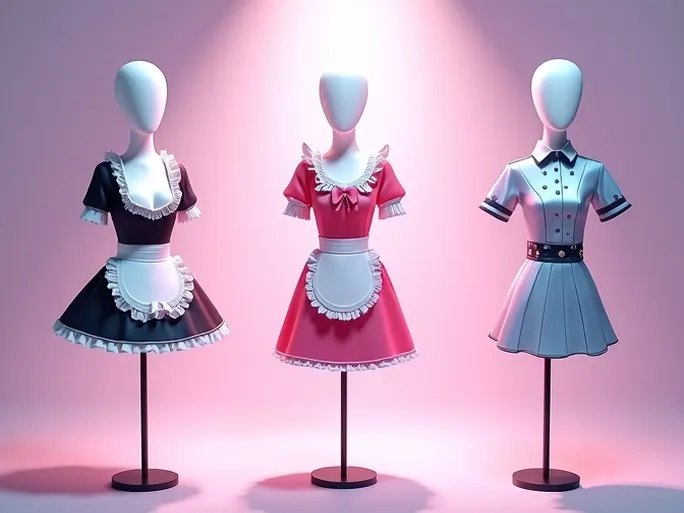 Actresses Compete in Cosplay Showdown at Maidthemed Event