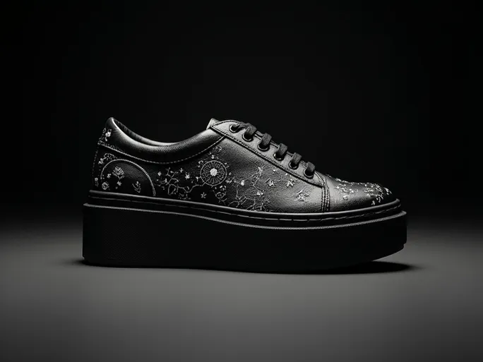 Alexander Mcqueen Blends Luxury Streetwear in Embroidered Sneakers