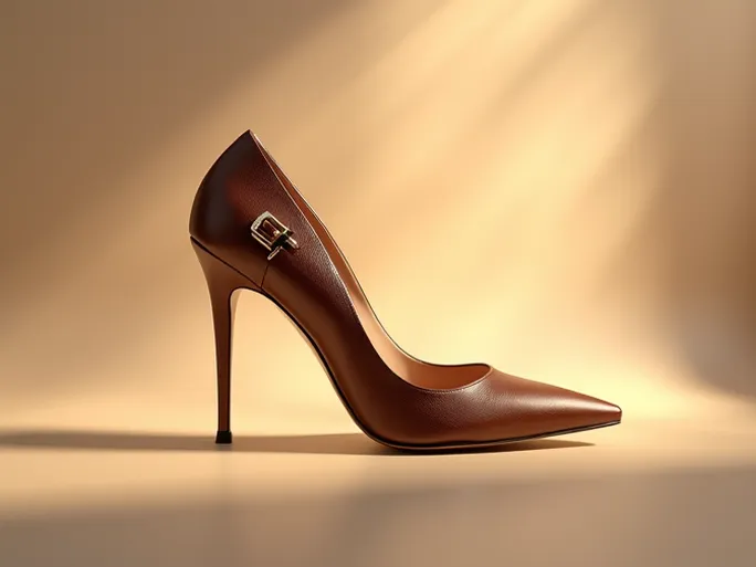 Gucci Revives Classic Elegance with Brown Buckle Heels