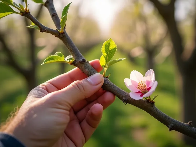 Spring Grafting Season Boosts Gilin Persimmon Scion Market