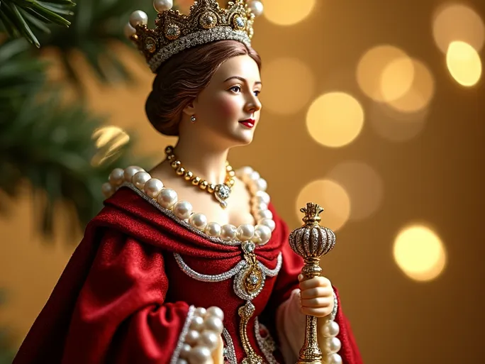 Queen Victoria Coronation Ornament Adorns Holiday Trees