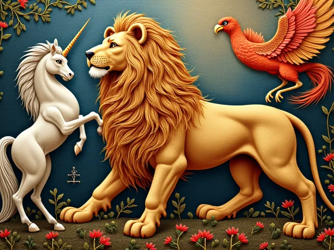 Medieval Embroidery Symbolism Lions to Unicorns Explored