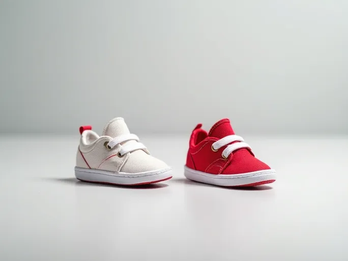 Anta Kids Debuts Lowtop White and Red Walker Shoes