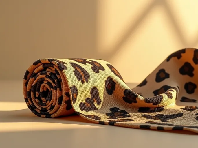 Luxury Animal Print Apparel Trends with Gold Foil Detailing