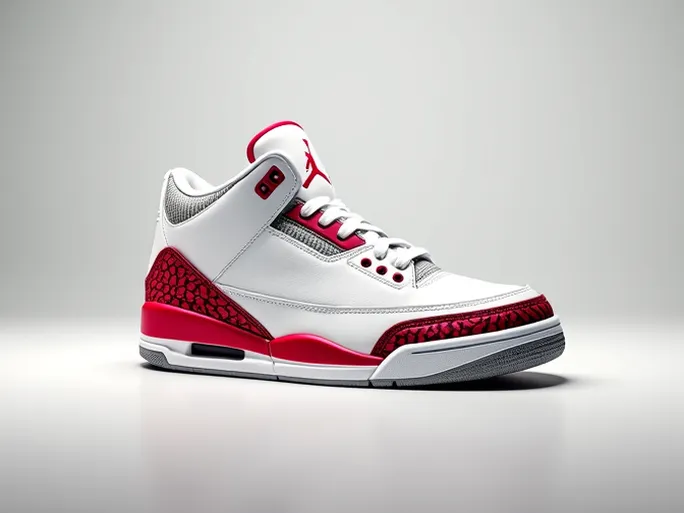 Air Jordan 3 Retro cardinal Red Reintroduces Classic Design
